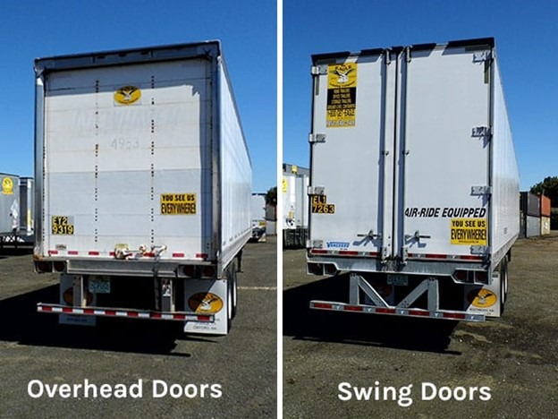 What are my door type options for trailers? – Eagle Leasing
